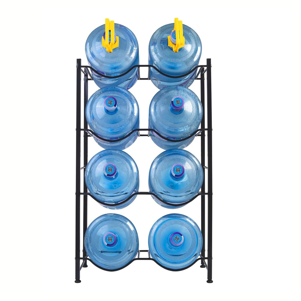5 Gallon Water Bottle Stand, Metal Water Bottle Holder Storage Rack