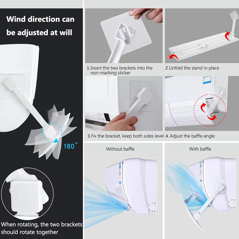 Air-Conditioner Wind Deflector Shield Baffle, Household Air Conditioni