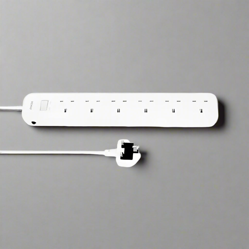 Anker Power Strip 6 AC Outlets – Extension Socket with Surge Protectio
