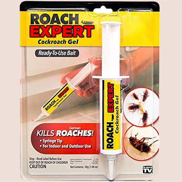 Anti Cockroach Roach Expert Gel, Roach Killer Poison, Ready-to-use Bai