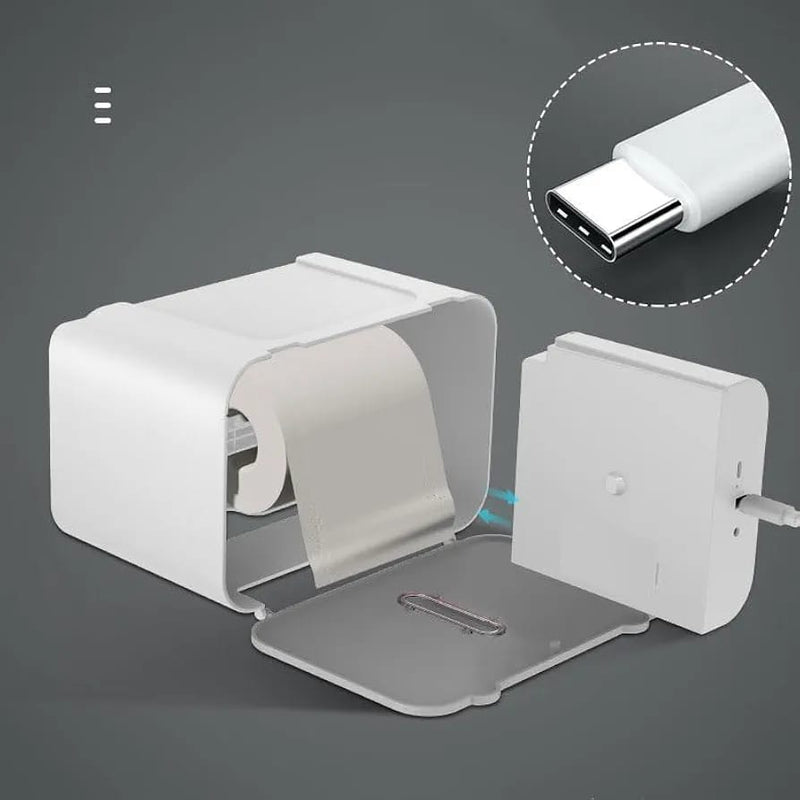 Automatic Tissue Dispenser Box, Smart Sensor Wall Mounted Toilet Paper