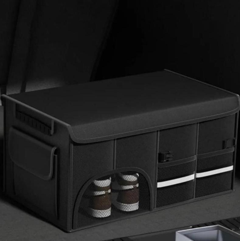 Foldable Car Storage Box, Car Trunk Organizer Bag, Camping Storage Bin
