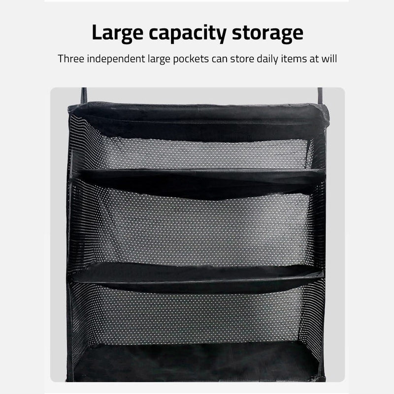 Hanging Travel Shelf Organizer, Luggage Packing Cube Bag, Collapsible