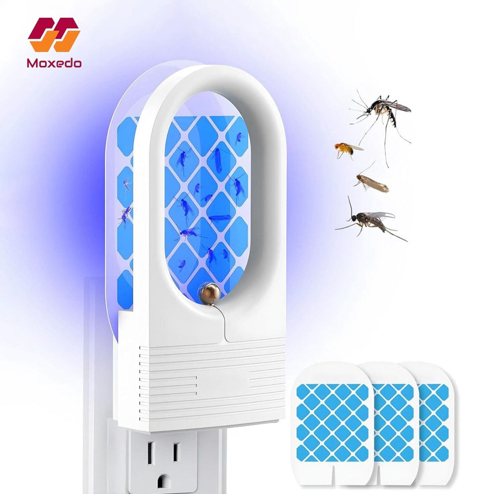 Moxedo Plug- In Flying Insect Trap, Indoor Insect Trap UVA Light