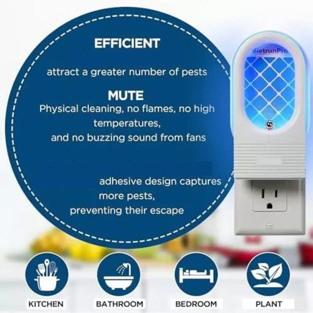 Moxedo Plug- In Flying Insect Trap, Indoor Insect Trap UVA Light