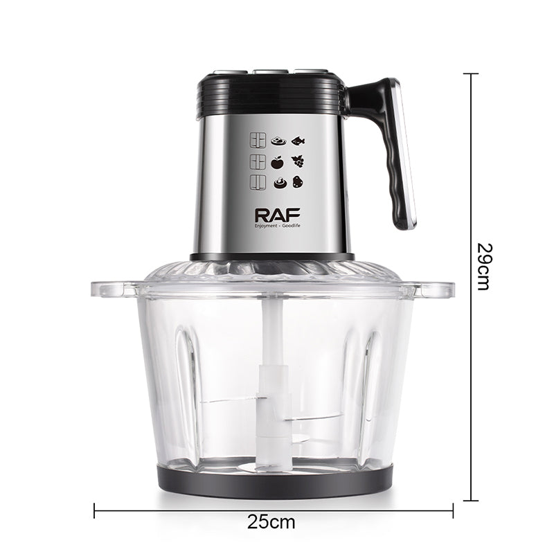 RAF 3L Electric Food Processor 300W, Multifunction Meat & Vegetable Ch