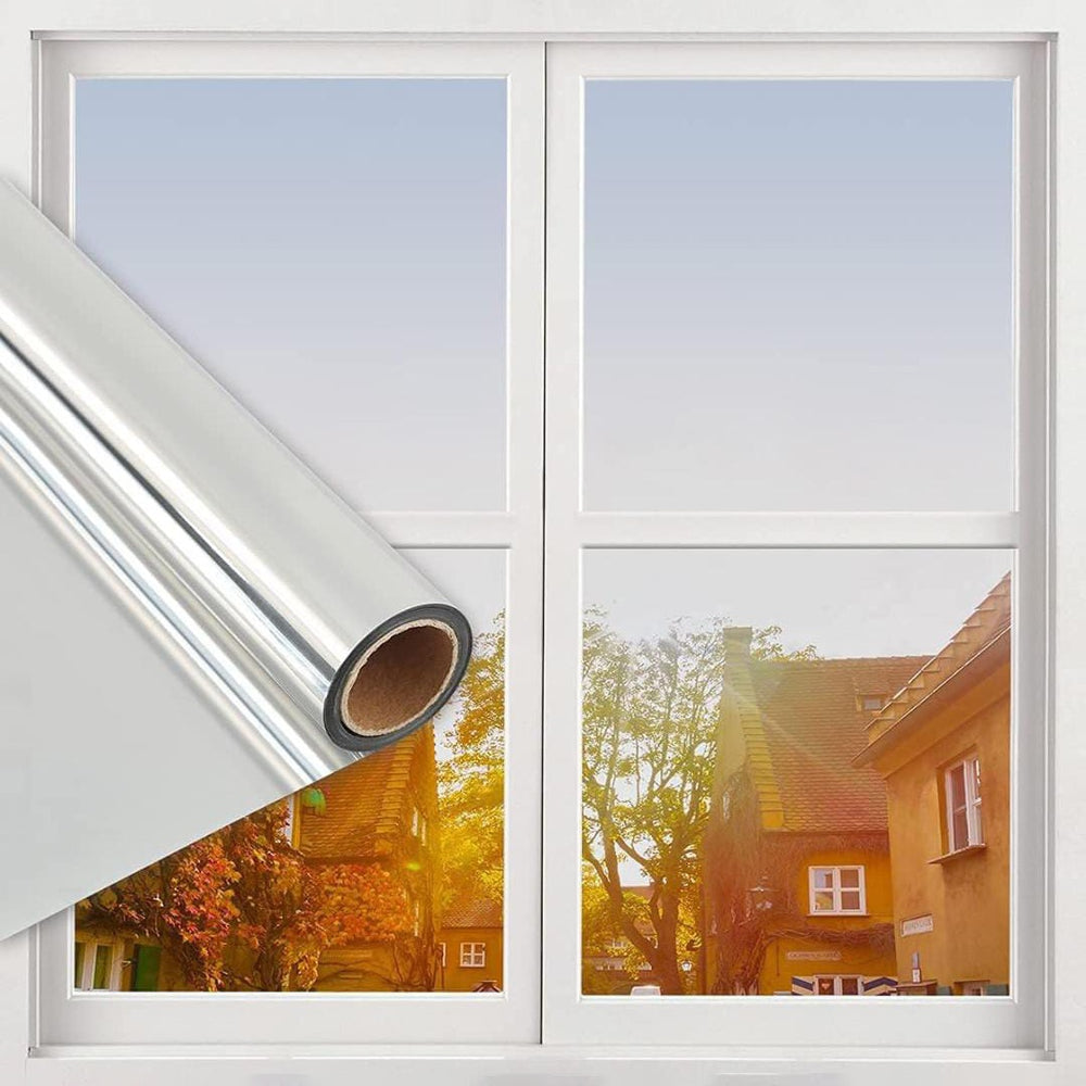 Window Privacy Tint Film, Anti- UV Sun Blocking Heat Control Reflectiv