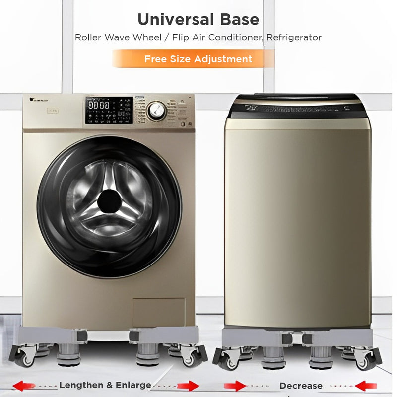 Heavy Duty Washing Machine Base Stand, Roller Cart Trolley Refrigerato