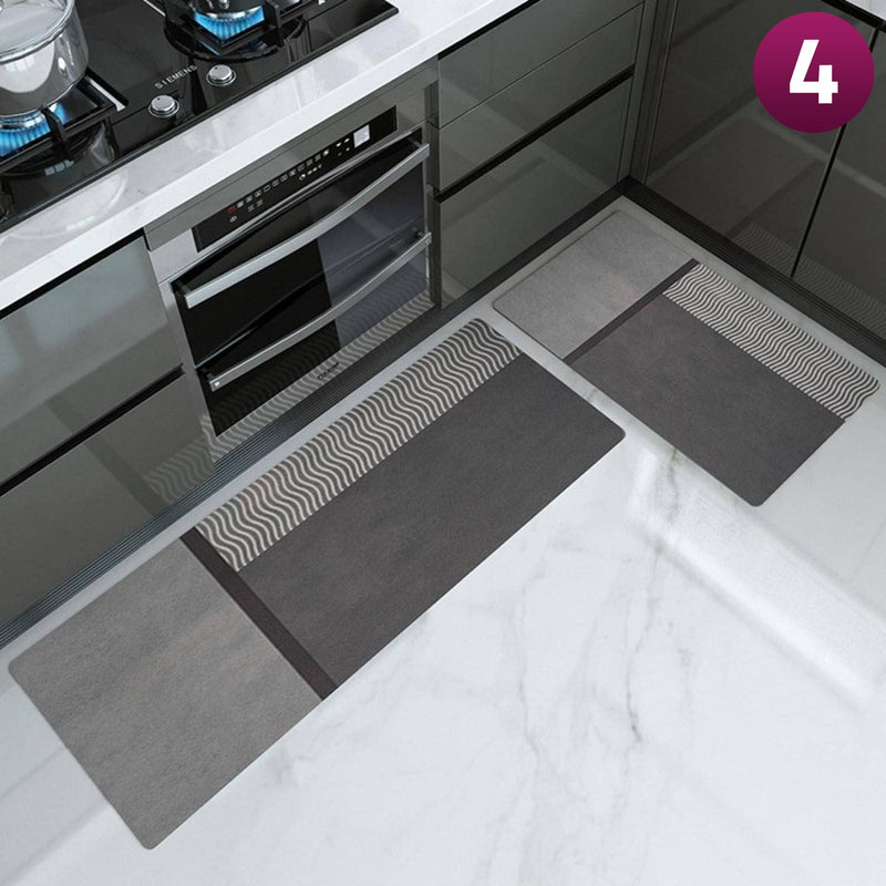 Super Absorbent Quick Dry Floor Kitchen Mat - Anti-Fatigue, Non-Slip,