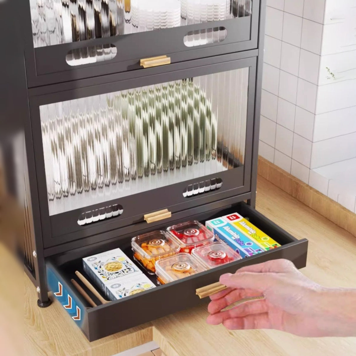 Kitchen Storage Rack Cabinet