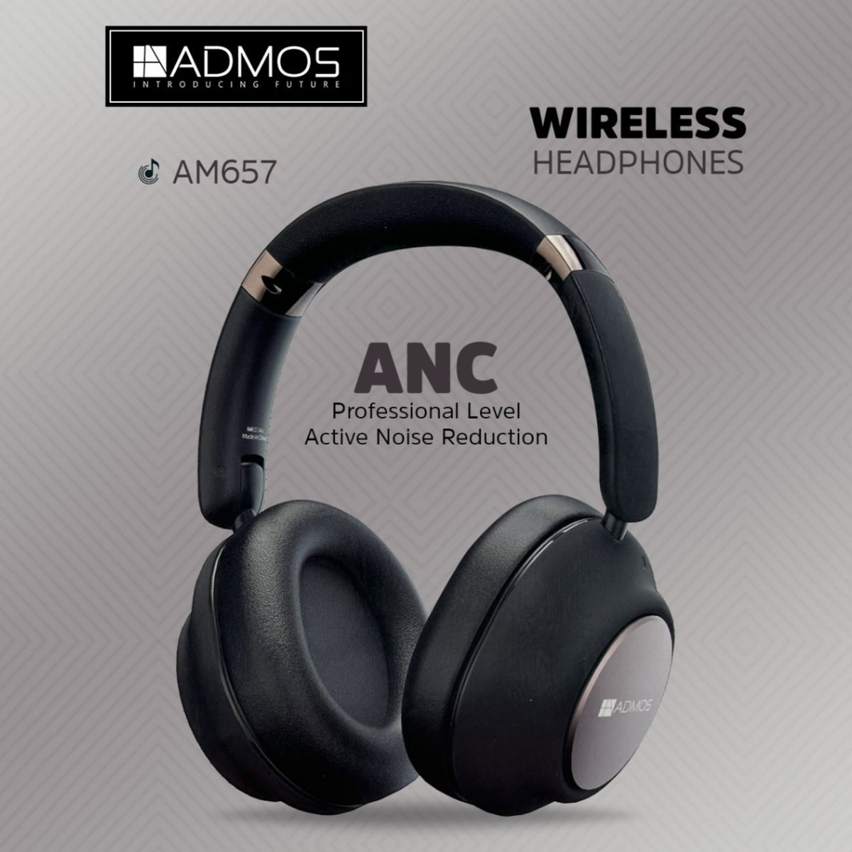 ADMOS ANC Wireless Headphone Bluetooth 5.3, HIFI Stereo Sound Headphon