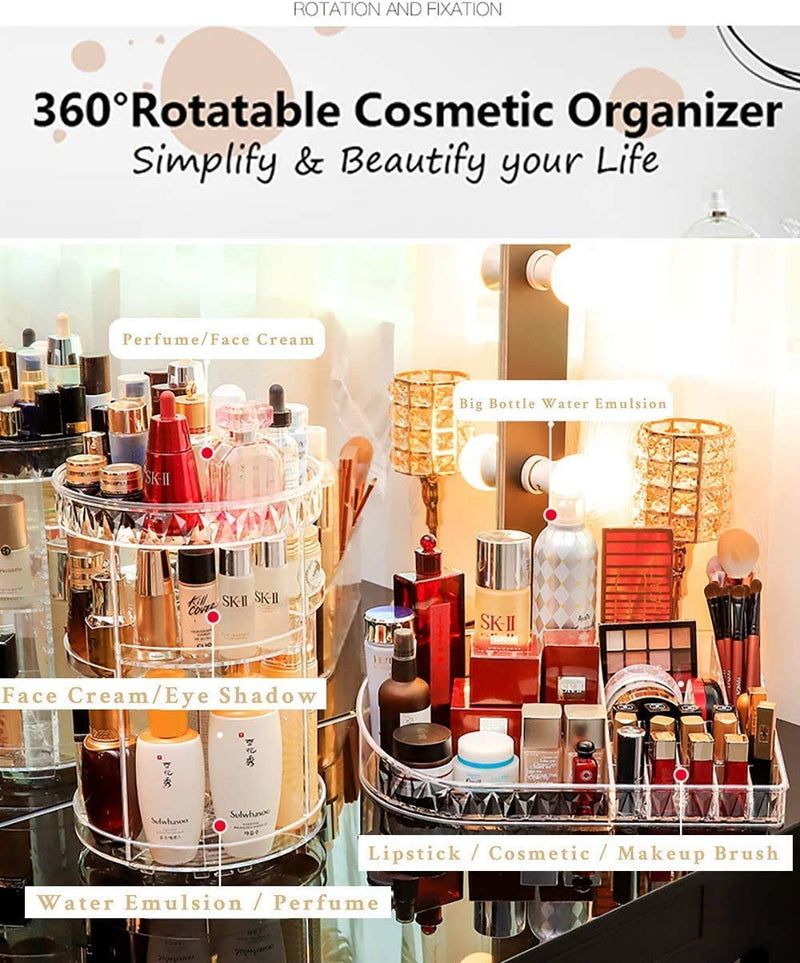 360° Rotating Cosmetic Display Stand