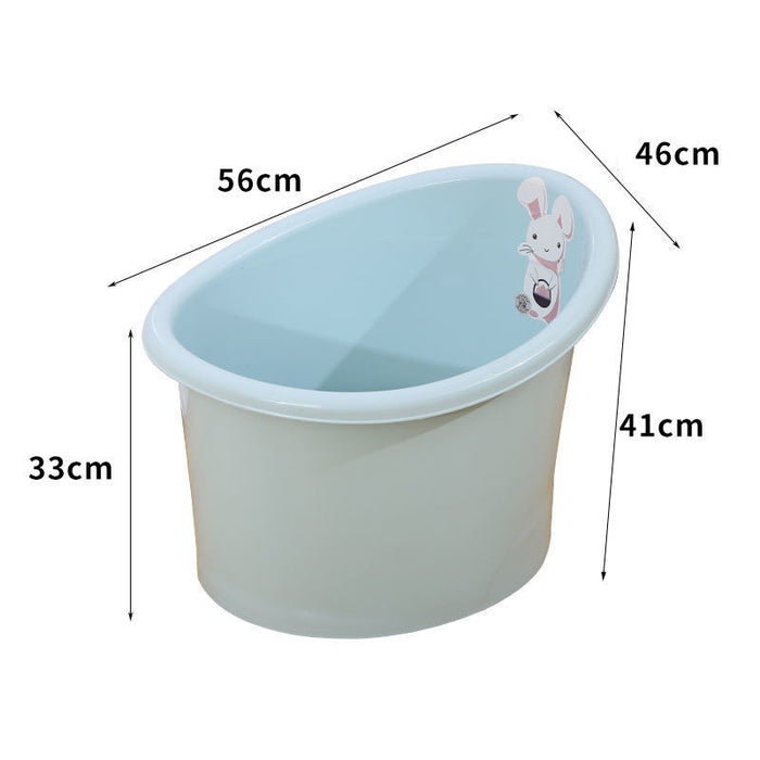 Space Saving Sit and Soak Bucket Baby Bath Tub with Seat